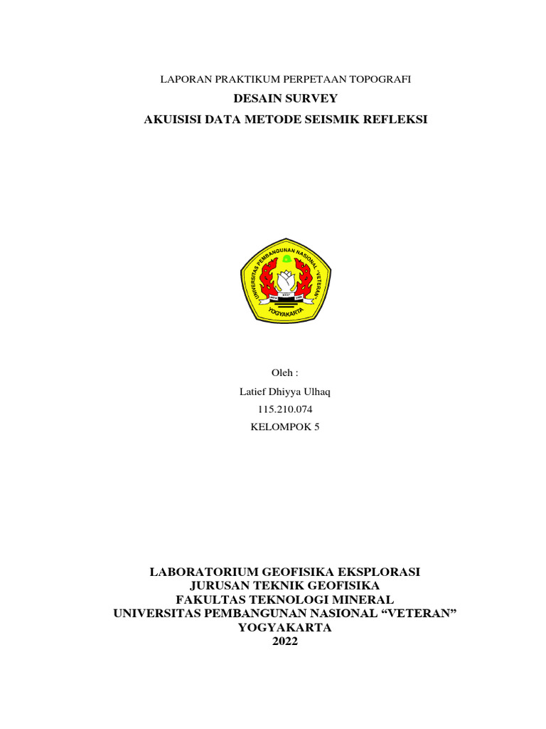 Laprak P-4 - Desain Survey | PDF