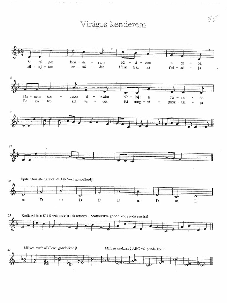 Virágos Kenderem | PDF