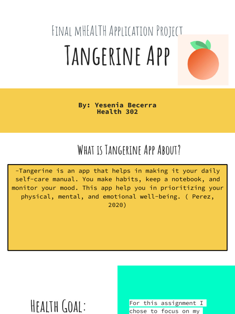 Tangerine App Project | PDF | Gratitude | Behavioural Sciences