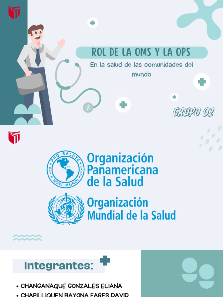 Rol de La Oms y Ops - g2 | PDF | Organización Panamericana de la Salud | Organización Mundial de ...