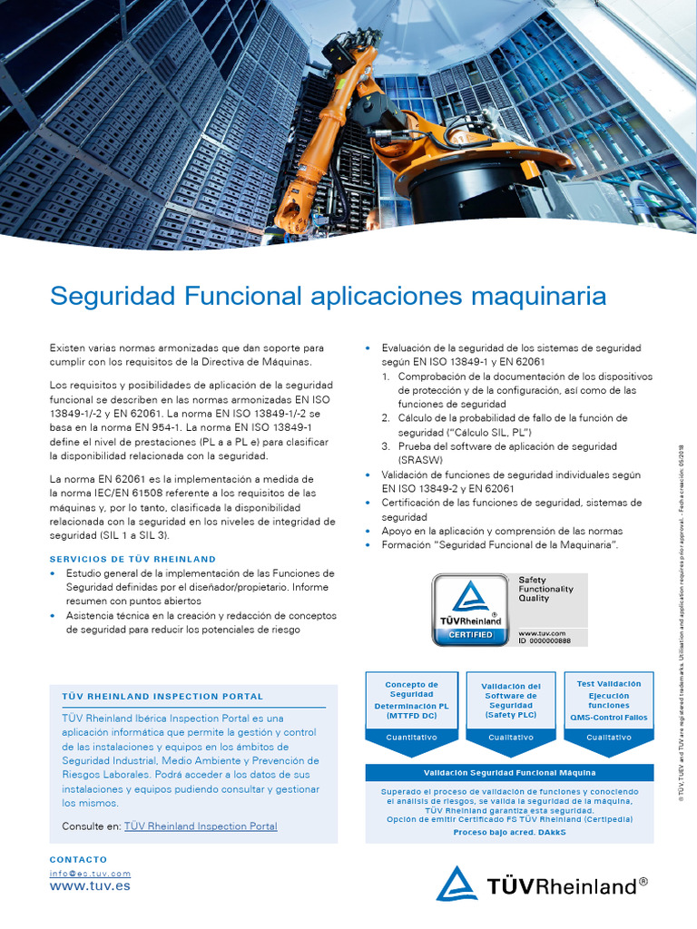 Bsi - Seguridad Funcional Aplicaciones Maquinaria | PDF | Software de la aplicacion | Software