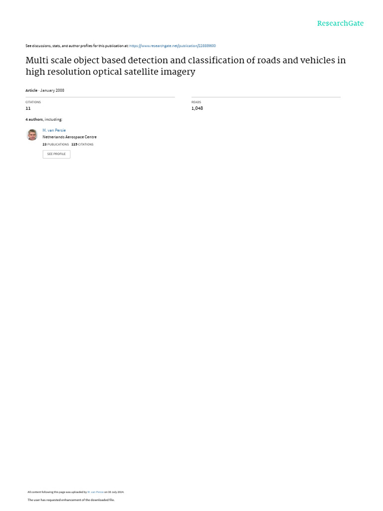 Multi Scale Object Based Detection And Classificat Pdf Image