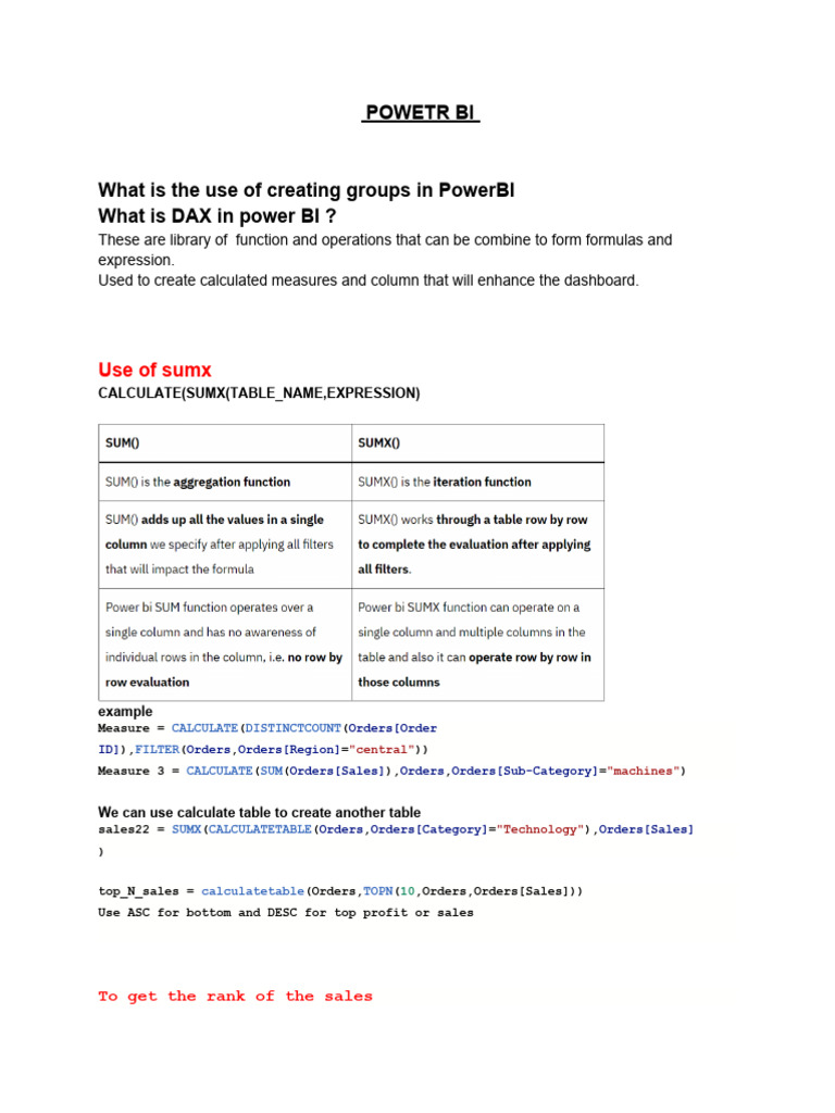 POWERBI | PDF | Data | Data Management Software