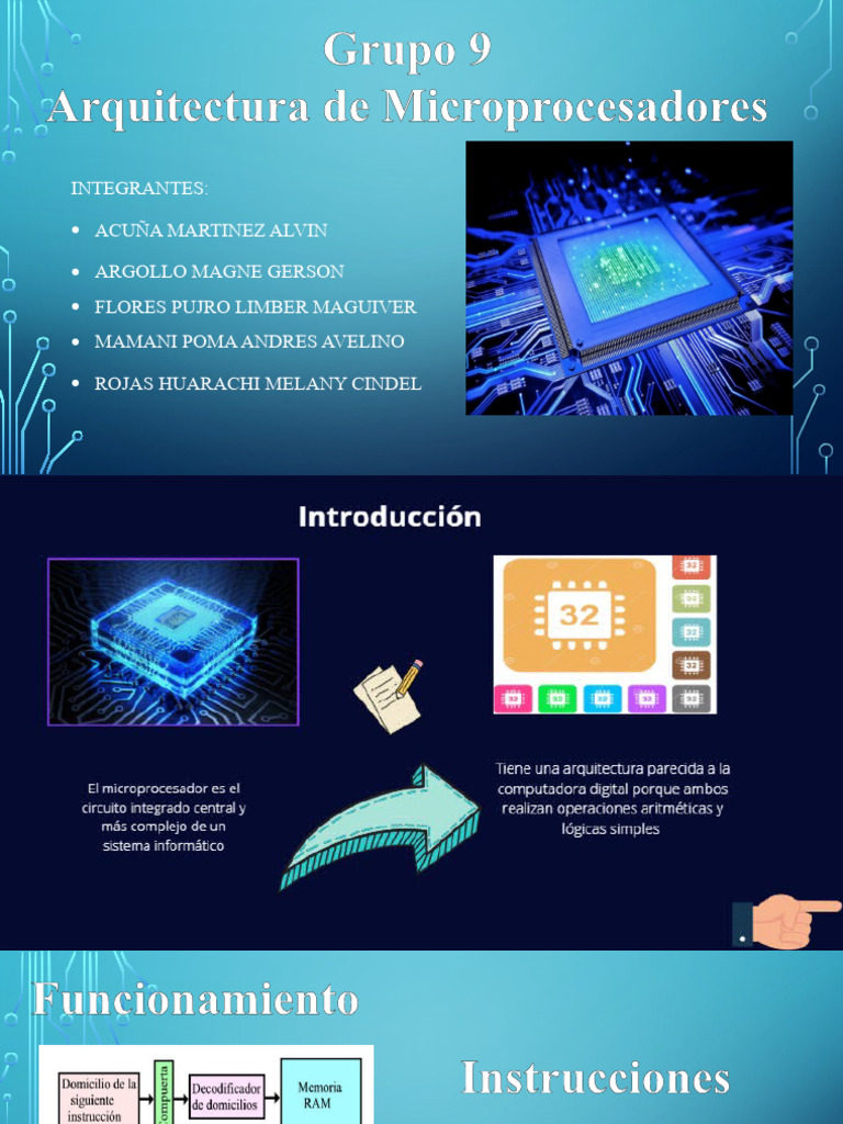 G9 Microprocesadores | PDF | Microprocesador | Equipo de oficina