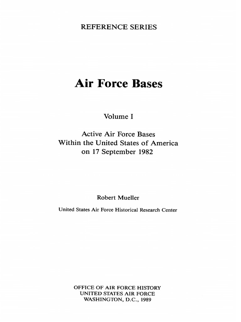 Air Force Bases Reference Series Compress | PDF