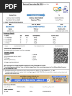 Train Ticket | PDF | Identity Document