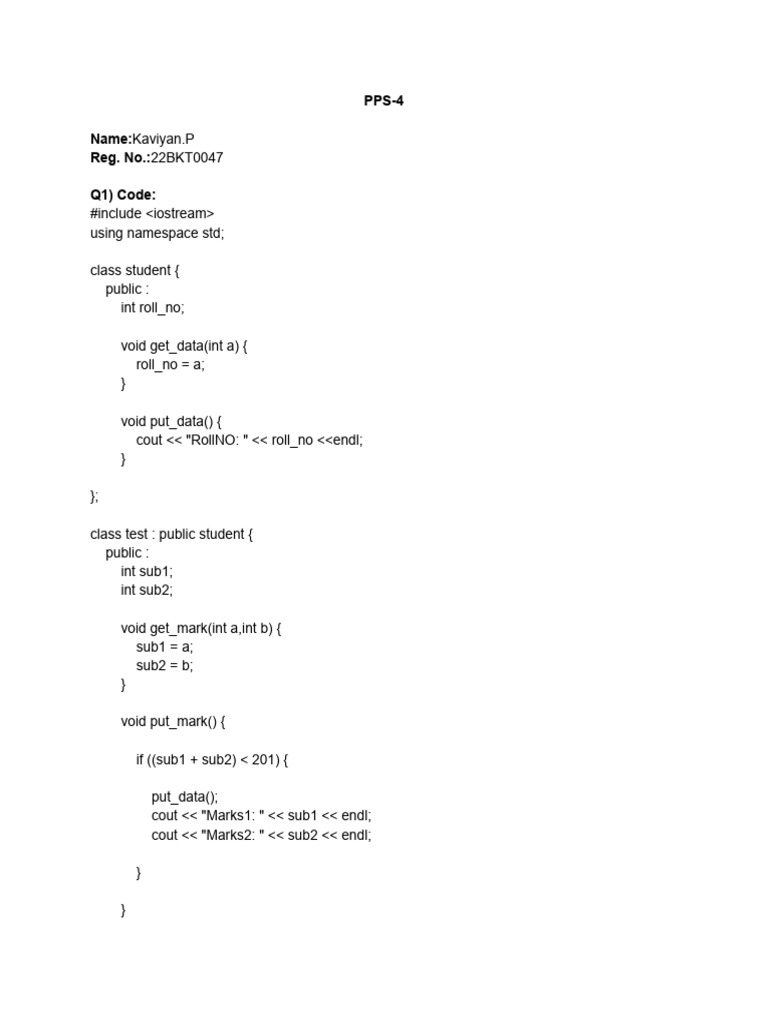 22BKT0047 VL2022230506289 Ast05 | PDF | Namespace | Computer Programming