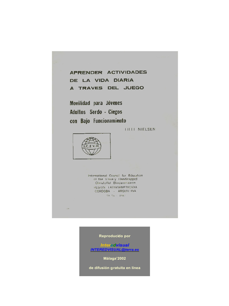 Aprender AVD | PDF | Discapacidad visual | Conocimiento