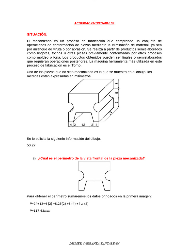 Actividad-Entregable-3-Matematica DILMER CARRANZA | PDF