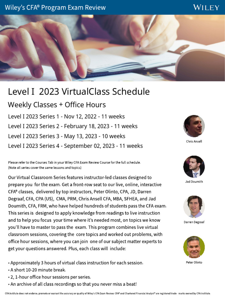 Wiley Cfa Level 1 2023 Resized Pdf Vocational Education Learning