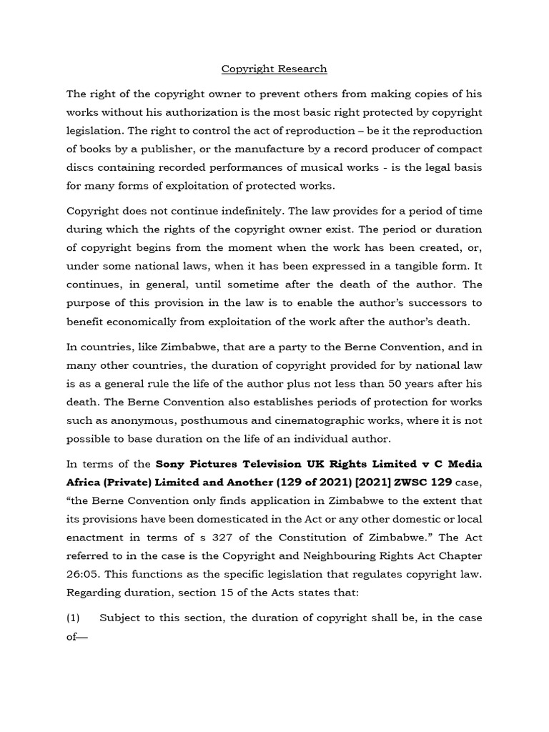 Copyright Research | PDF | Copyright | Trademark