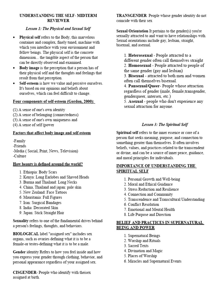 UTS Midterm Reviewer WIP | PDF | Lgbt | LGBTQIA+ Studies