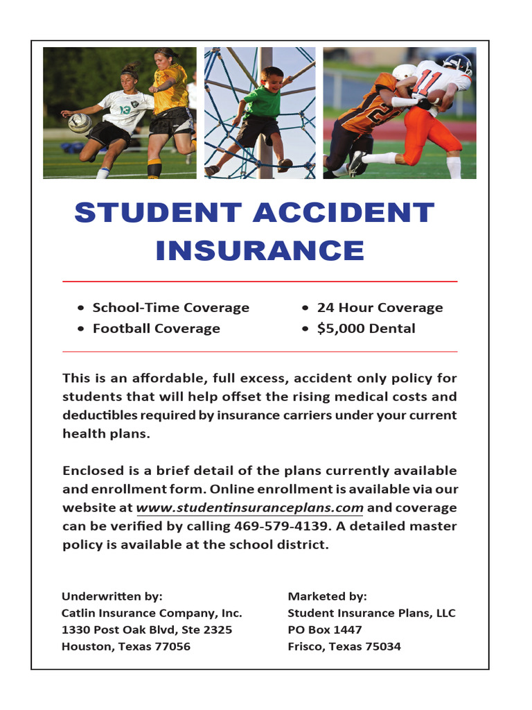 2017-2018 Student Accident Insurance Brochure | PDF | Miscarriage | Surgery