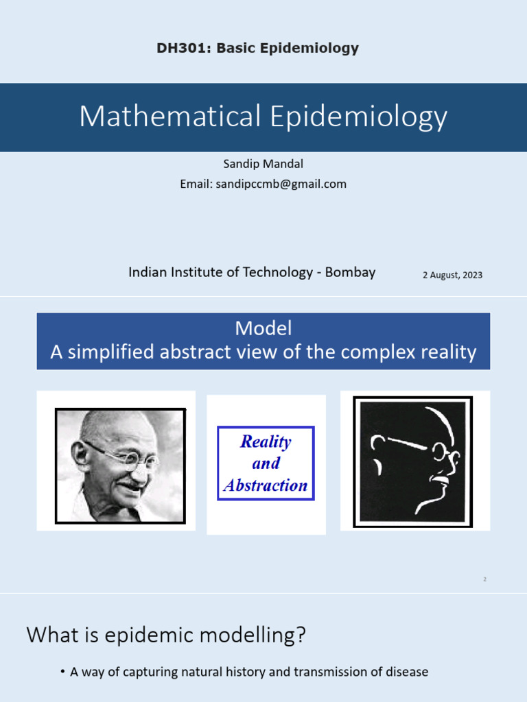 Lecture 1 Mathematical Epidemiology | PDF | Malaria | Infection
