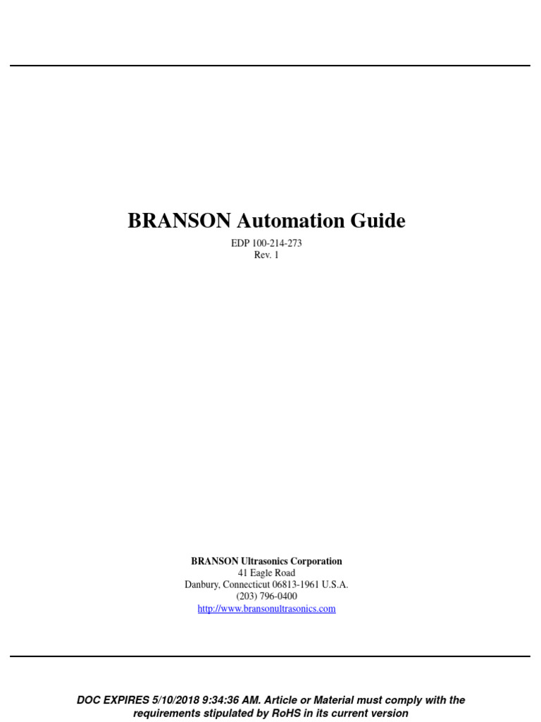 100-214-273 Automation Guide | PDF | Power Supply | Automation 100-214-273 Automation Guide | PDF | Power Supply | Automation