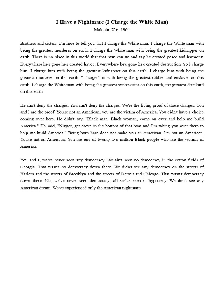 American Dream Political Speeches | PDF