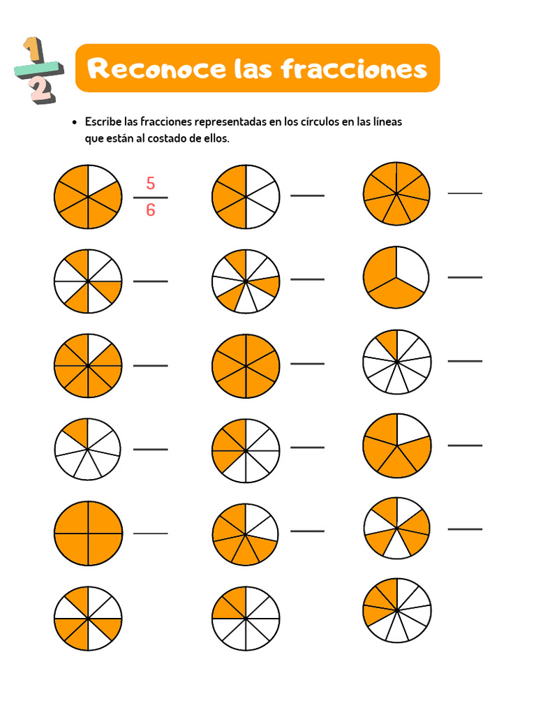 Fracciones 4to Básico | PDF | Sustracción | Notación