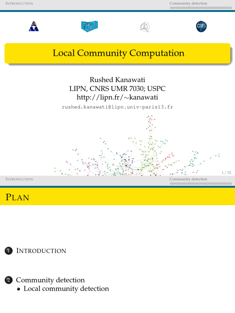 ARS-CH4-Local Community Identification | PDF | Combinatorics | Theoretical Computer Science
