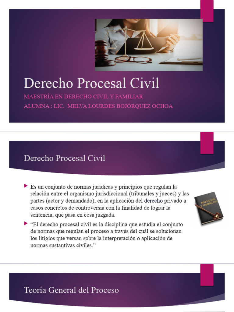Derecho Procesal Civil Pdf Ley Procesal Jurisdicción