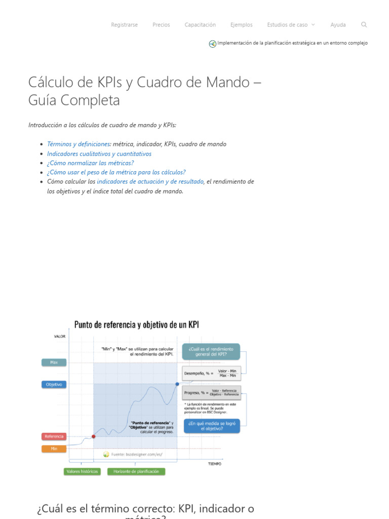 KPIs y Cuadro de Mando: Guía SEO | PDF | Indicador de rendimiento ...