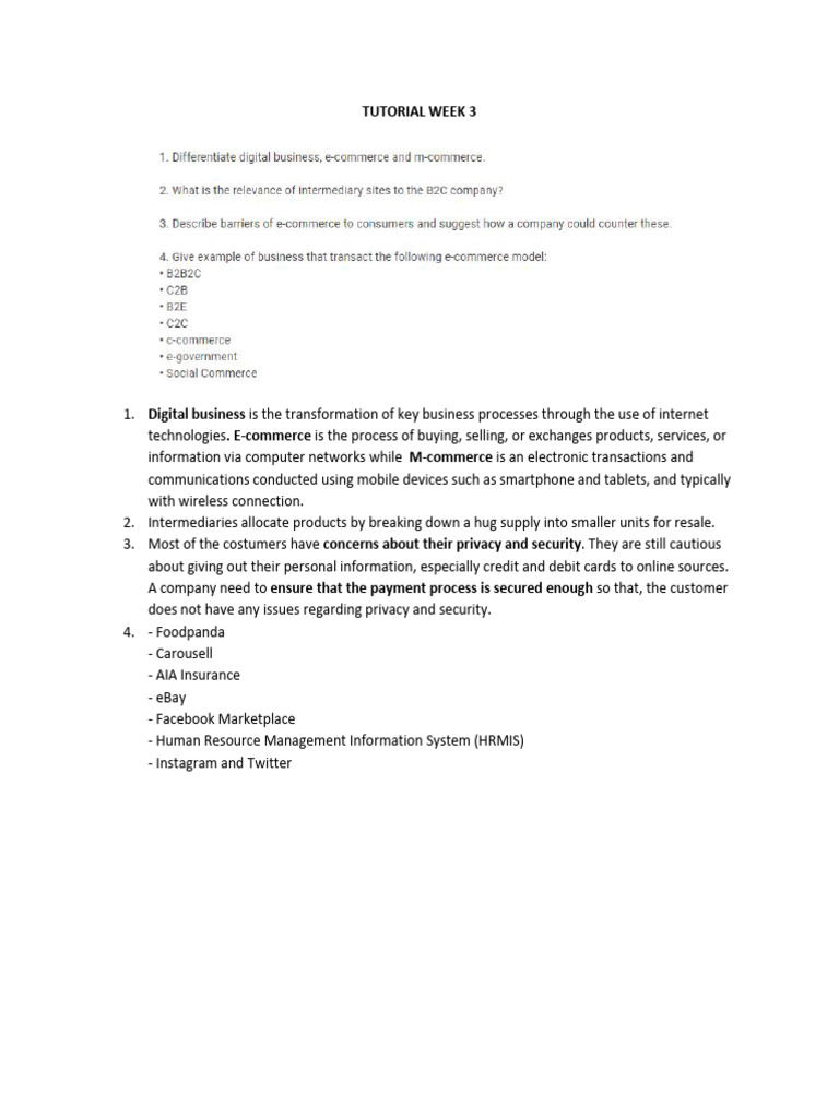 TUTORIAL WEEK 3 (Isp530) | PDF | Computers
