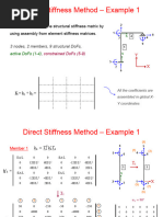 Structural Analysis Stiffness Matrix Method | PDF | Stiffness | Matrix (Mathematics)