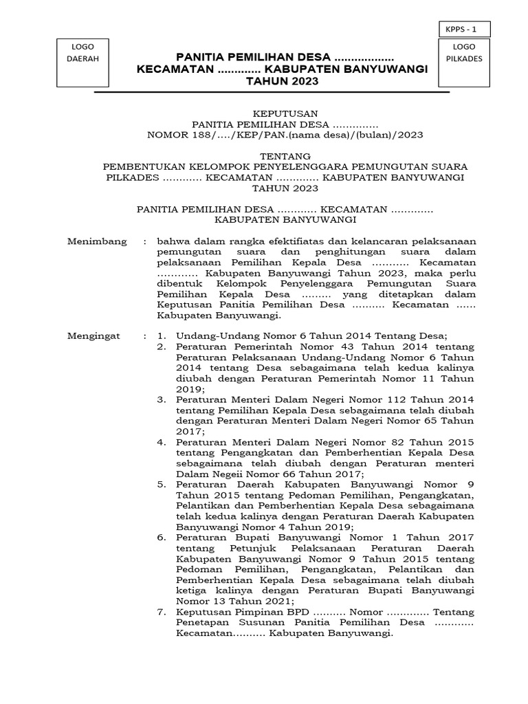 Buku 4 Untuk KPPS | PDF