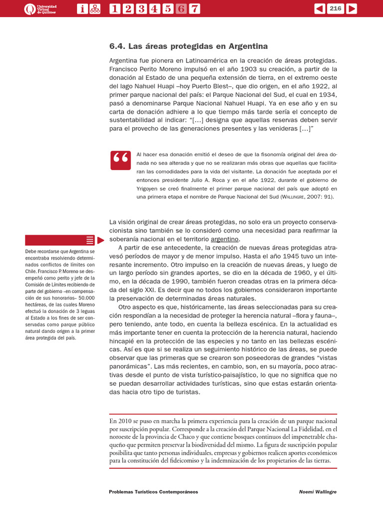 Areas Protegidas - UNQUI Cap 6 | PDF | Entorno natural | Ciencias de la ...