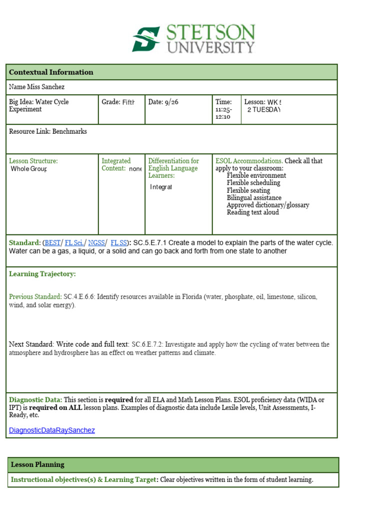Wk5d2 Science Experiment | PDF | Water | Water Cycle