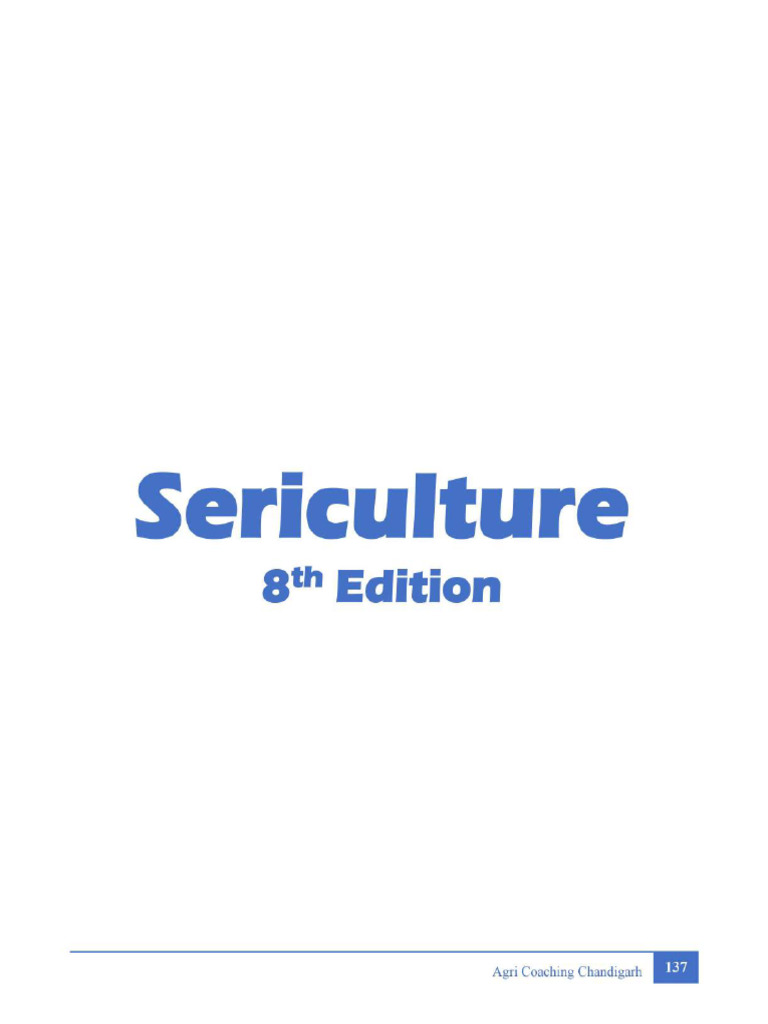Sericulture | PDF