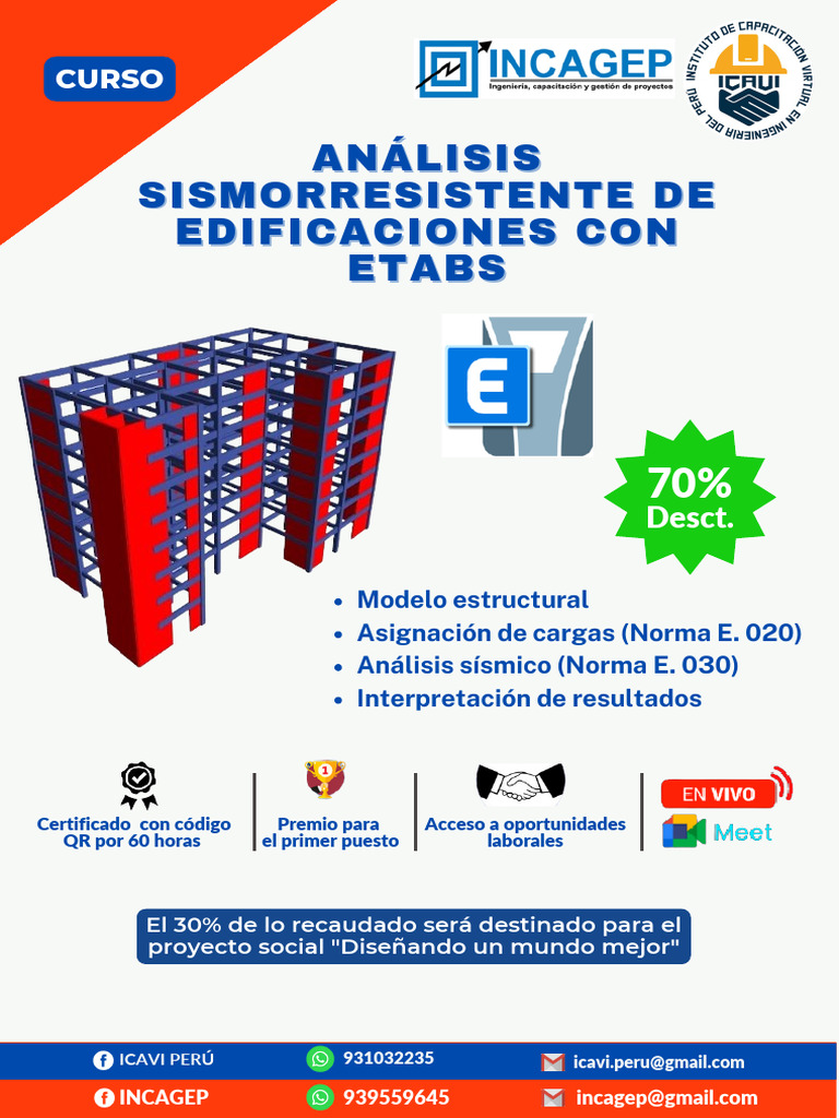 Análisis Sismorresistente de Edificaciones Con ETABS | PDF | Bancos