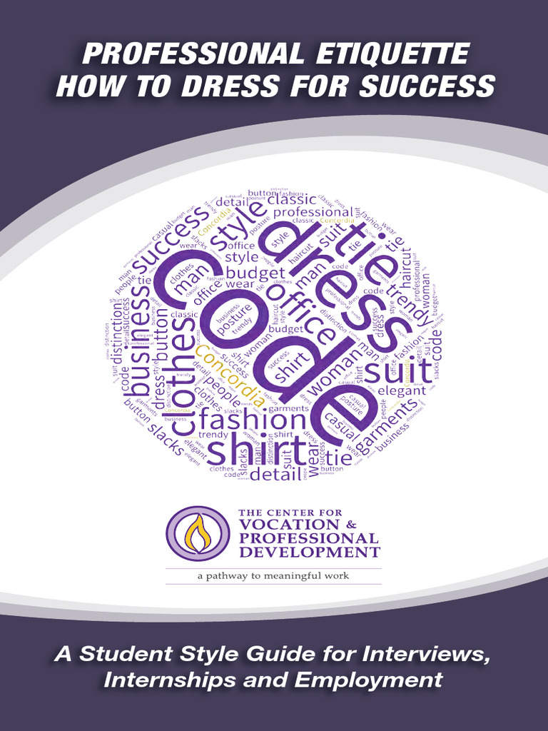 Professional Etiquette How To Dress For Success Author St. Bonaventure ...