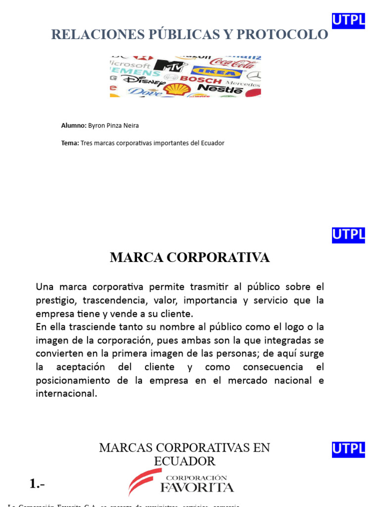 Presentacion Relaciones Publicas y Protocolo Corregido | PDF | Business | Ecuador