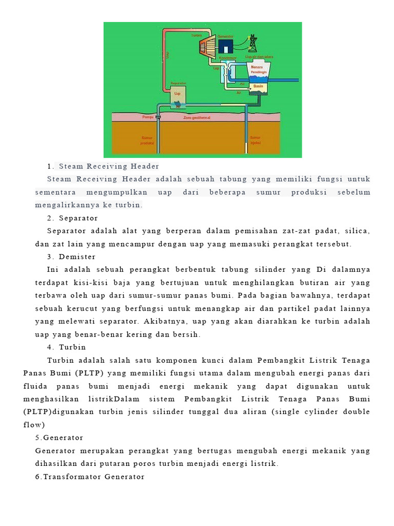 Komponen Utama PLTP 2 | PDF
