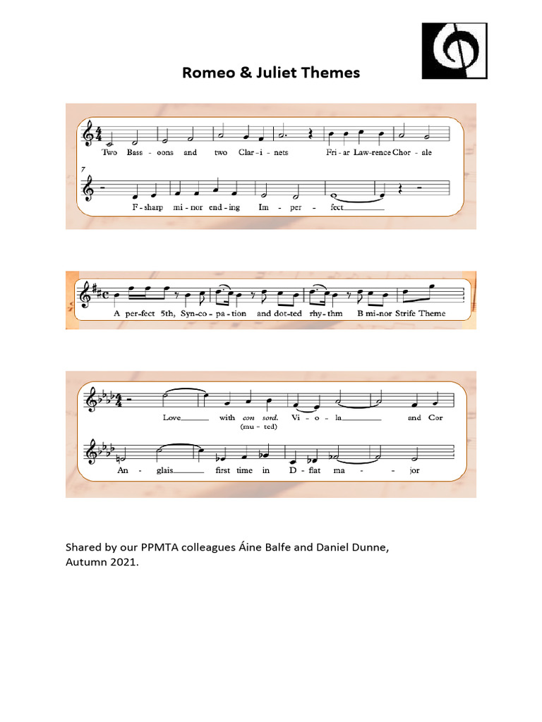 Romeo - Juliet Themes | PDF
