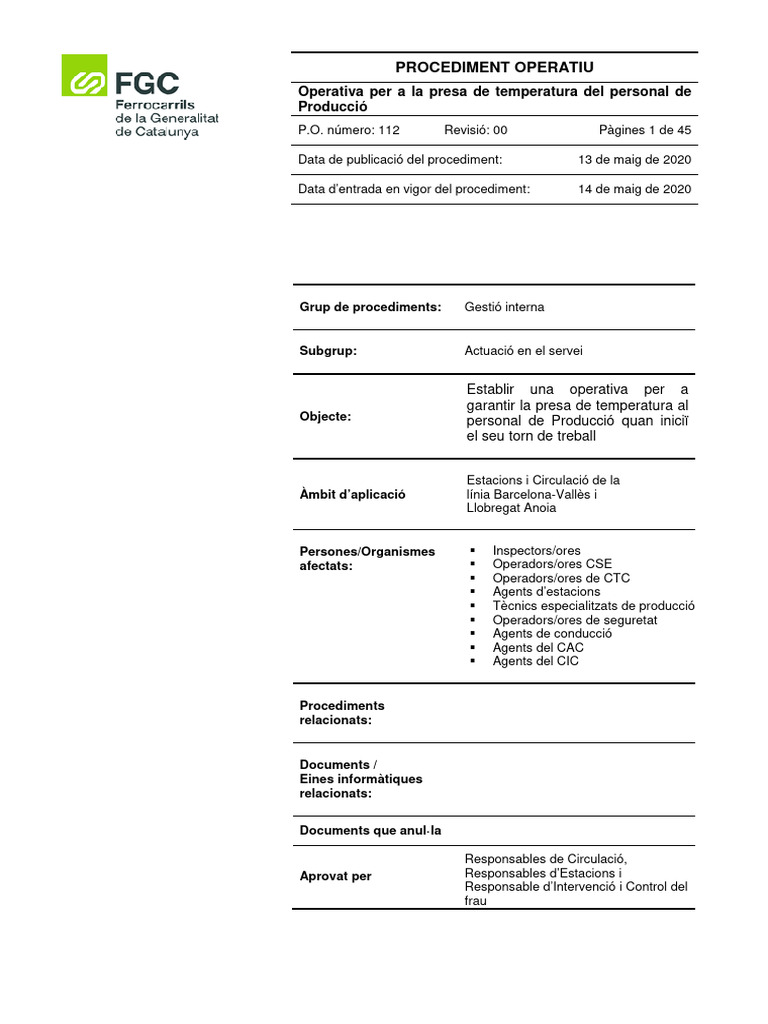 PO112 - r0 - Presa de Temperatura | PDF