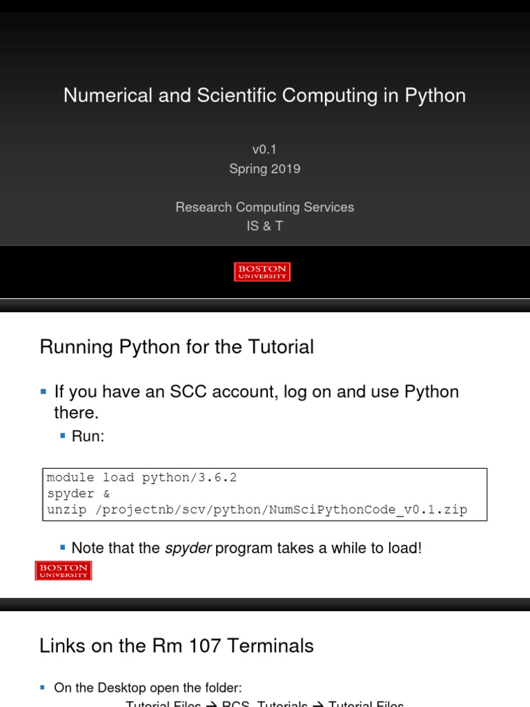 Python for Numerical Computing Guide | PDF | Information Technology ...