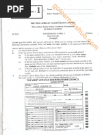 BECE 2023 Mathematics Exam Questions | PDF | Area | Euclidean Geometry