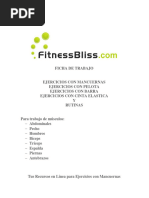 Ejercicios con Pesas Libres y Guía Visual | PDF | Sistema ...