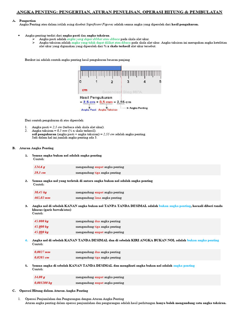 Angka Penting | PDF