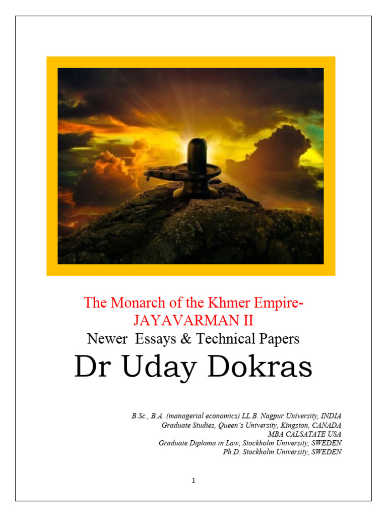 Jayavarman II BOOK The Monarch of The KH | PDF | Angkor