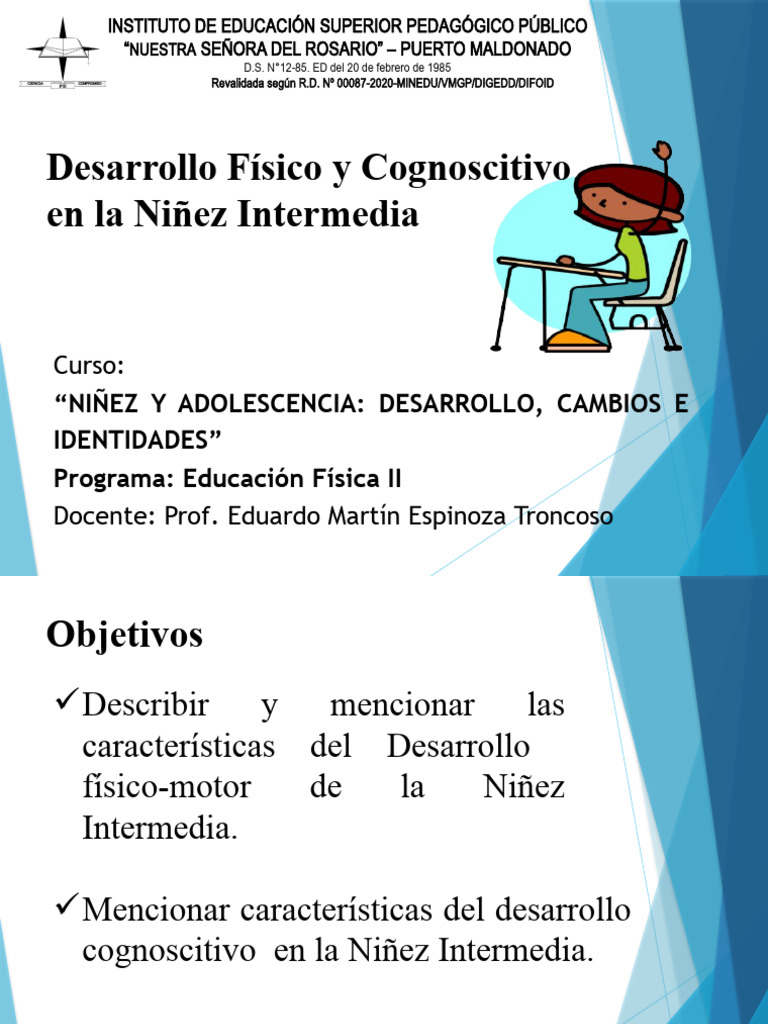 Desarrollo Físico, Cognoscitivo y Psicosocial en La Niñez Intermedia | PDF | Motivacional ...