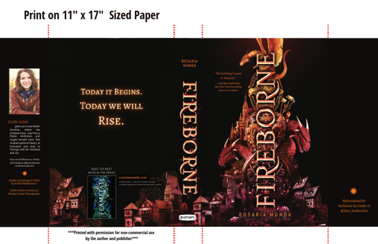 Fireborne Dust Jacket Redesign | PDF