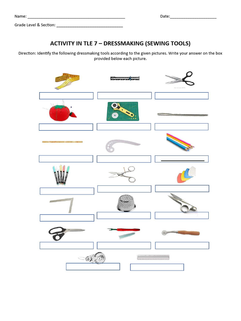 Dressmaking 7 TLE Exploratory | PDF | Crafts | Hobbies