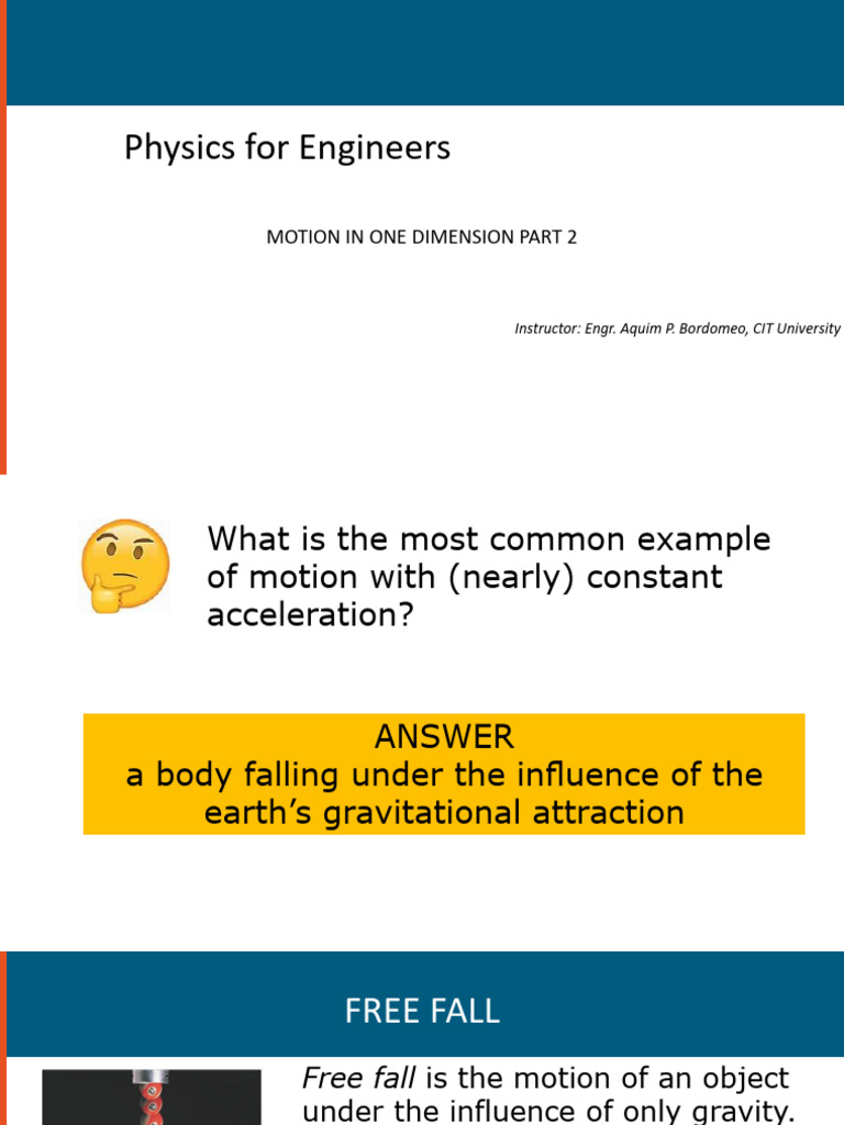 Part 2 | PDF | Acceleration | Gravity