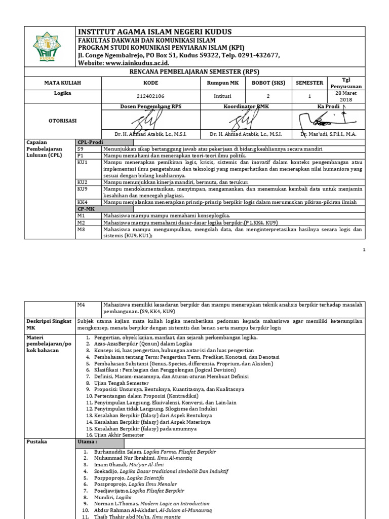 RPS Logika | PDF | Komputer