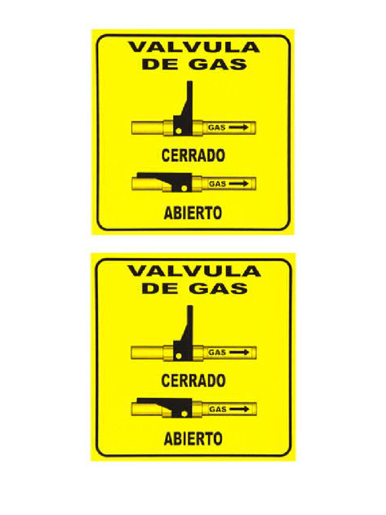Iconos para Señalamiento de Gas | PDF
