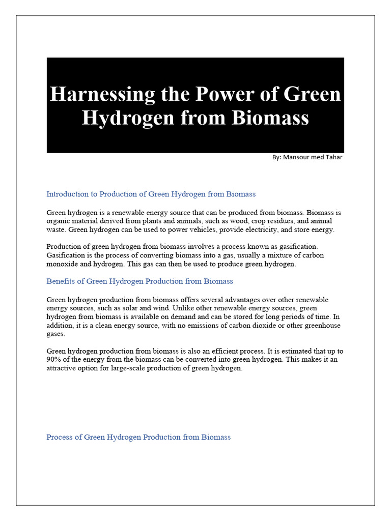 Green Gaz | PDF | Gasification | Climate Change Mitigation