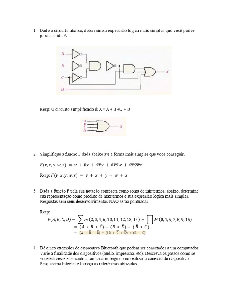 AD2 2021-2 Gabarito IntroducaoAInformatica | PDF | Computadores | Métodos e Materiais de Ensino