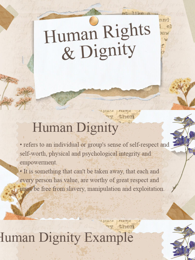 Human Dignity and Rights Overview | PDF | Dignity | Human Rights